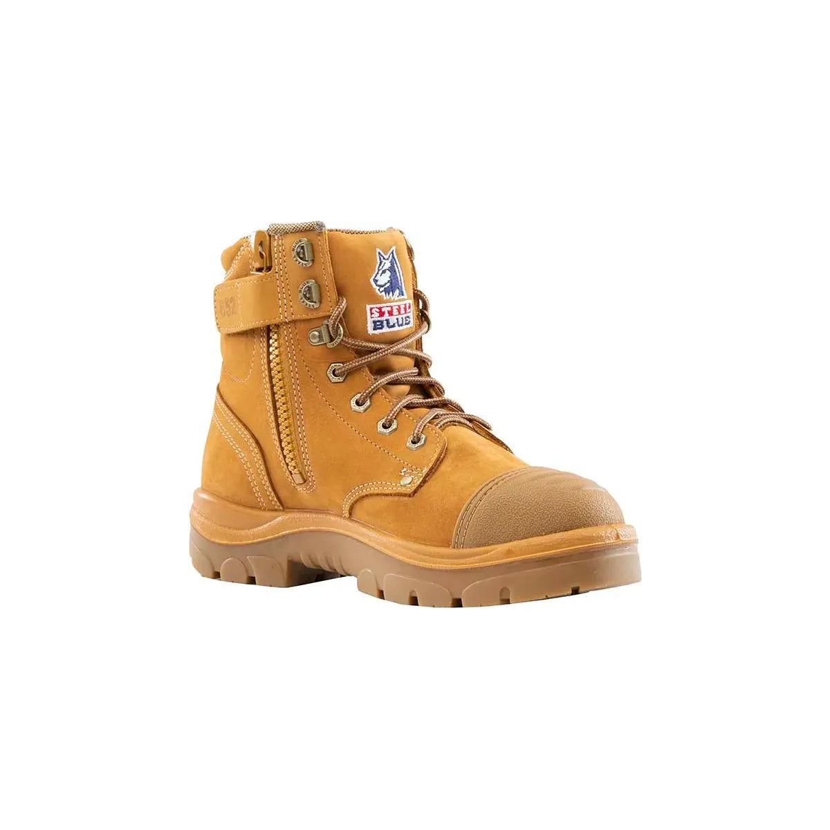 Steel Blue Argyle Zip Scuff Cap Safety Boot | DNC Direct