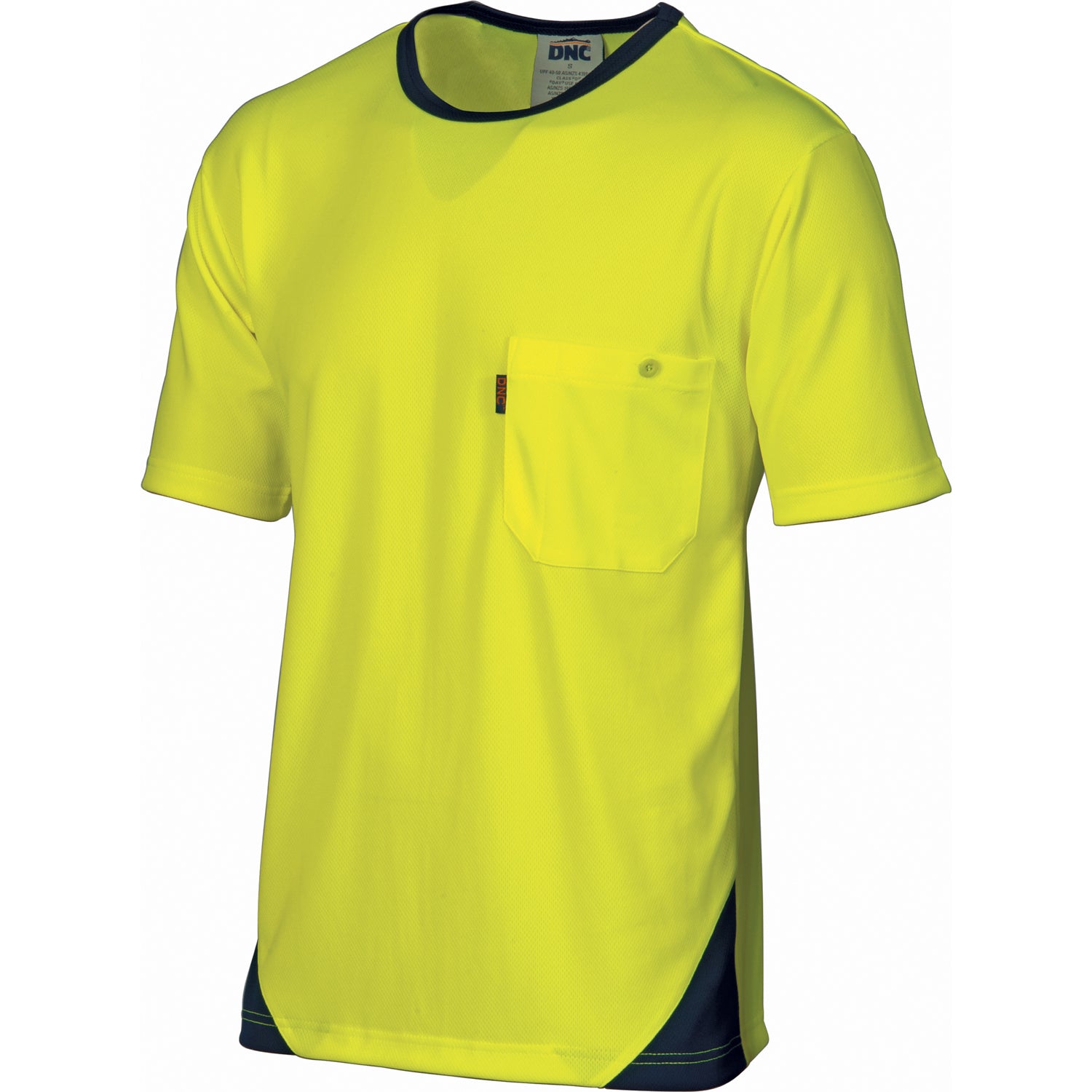 Hi-Vis Cool-Breathe Tee 3711 | Lightweight & Breathable | DNC Workwear