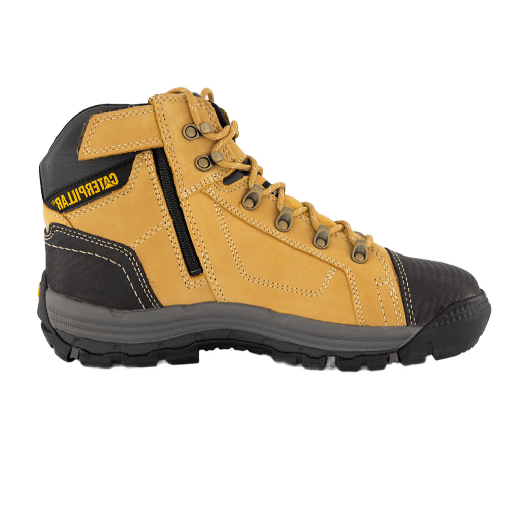 CAT Convex Safety Boot Zip Steel Toe | DNC Direct