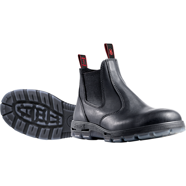 Redback UBBK Elastic Sided Work Boot Black | DNC Direct